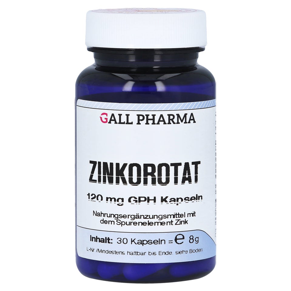 Zinkorotat 120 mg GPH Kapseln 30 St günstig kaufen medpex