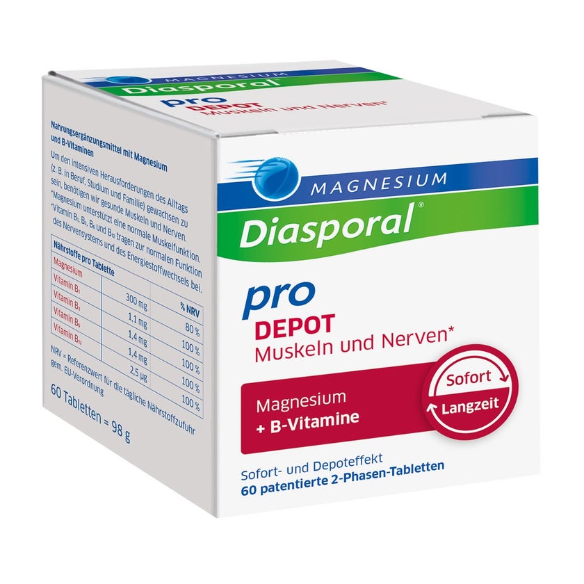 Magnesium Diasporal Pro+b-vit.depot Musk.+nerv.tab 60 St günstig kaufen ...