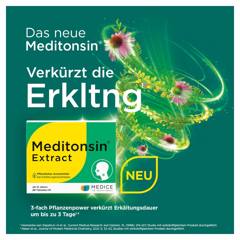 Meditonsin Extract Pflanzliche Erkältungstabletten 40 St günstig kaufen ...