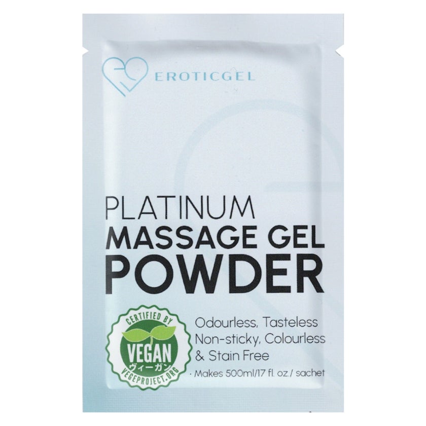 «Platinum Massage Gel Powder» Travel Pack 5 g bis zu 0,5L (0.005 kg) 5 ...