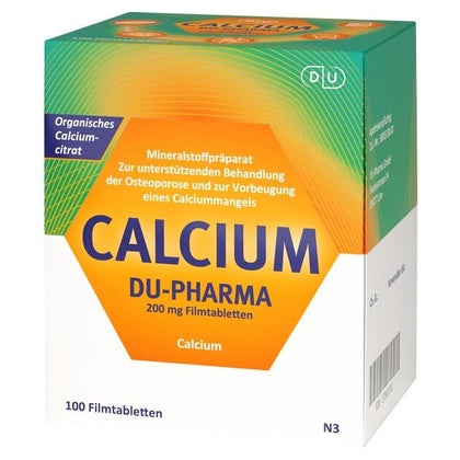 Calcium Du-pharma 200 mg Filmtabletten 100 St günstig kaufen | medpex
