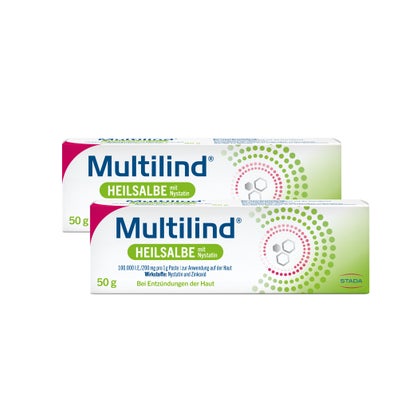 Multilind Heilsalbe M.nystatin U.zinkoxid 2X50 g günstig kaufen | medpex