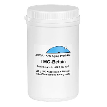 250 g Betain/TMG Kapseln (500 Kapseln zu je 500 mg) 250 g günstig ...