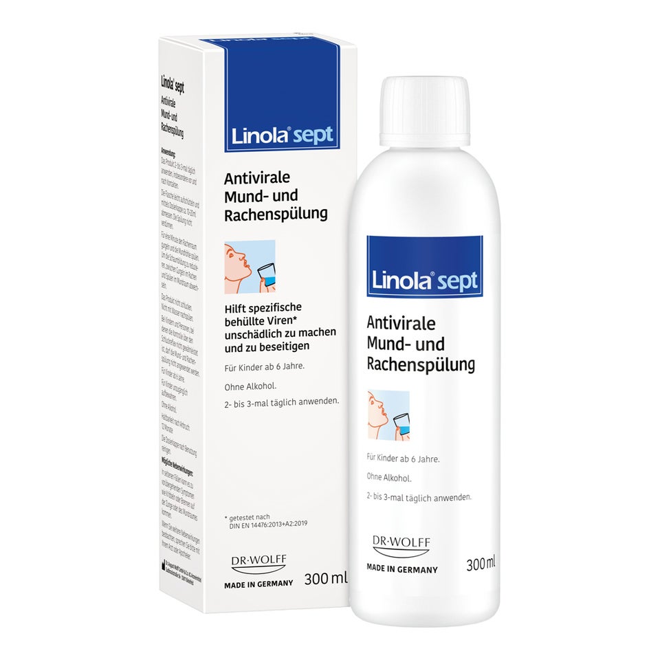 Linola sept Antivirale Mund- und Rachenspülung 300 ml günstig kaufen ...