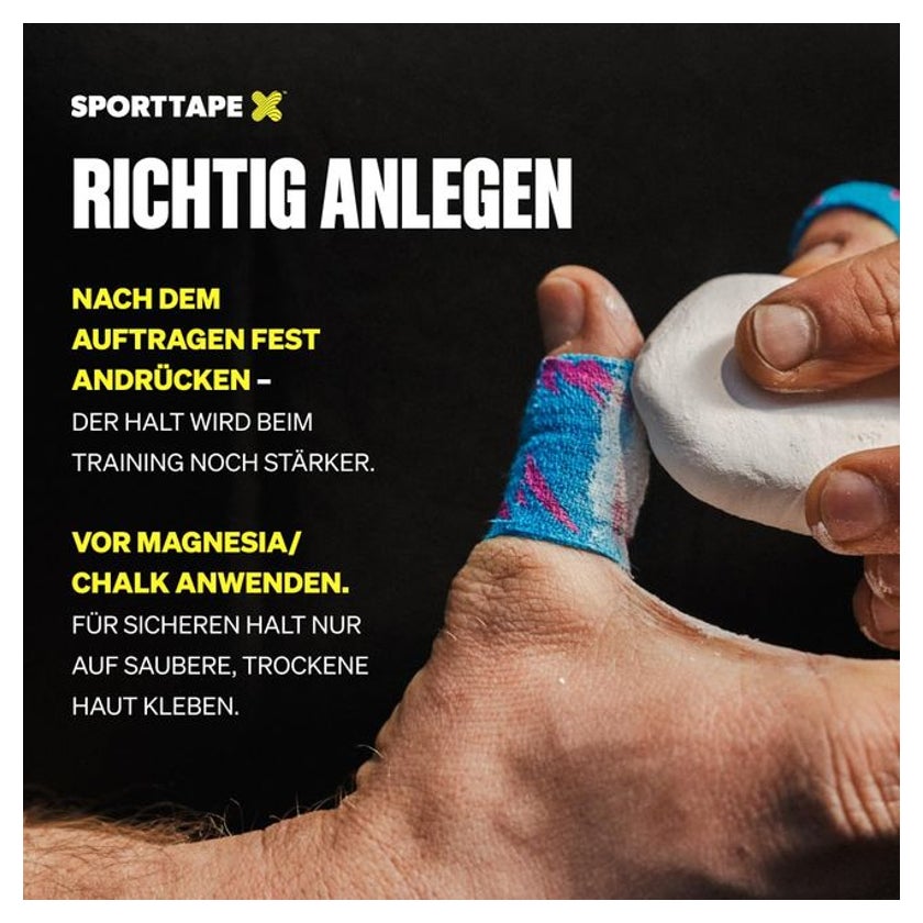 SPORTTAPEHook Grip Daumentape – 3 Rollen - 3,8 cm x 4,7 Punk 3 St ...