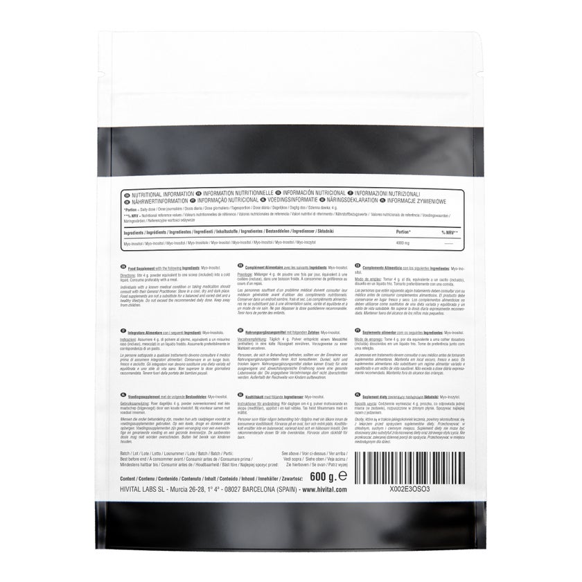 Myo-Inositol 4000 mg | 600 Gramm veganes Pulver 600 g günstig kaufen ...