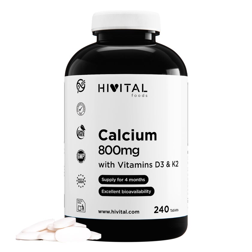 Calcium 800 mg mit Vitamin D3 und K2 | 240 Tabletten 240 St günstig ...