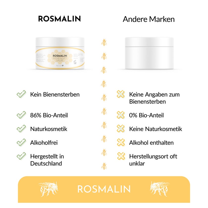 Rosmalin® Bienengiftsalbe - Bienengift Creme 100 ml günstig kaufen | medpex