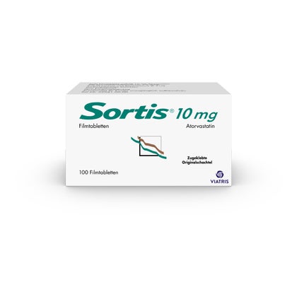 Sortis 10 mg Filmtabletten 100 St kaufen mit E-Rezept | medpex