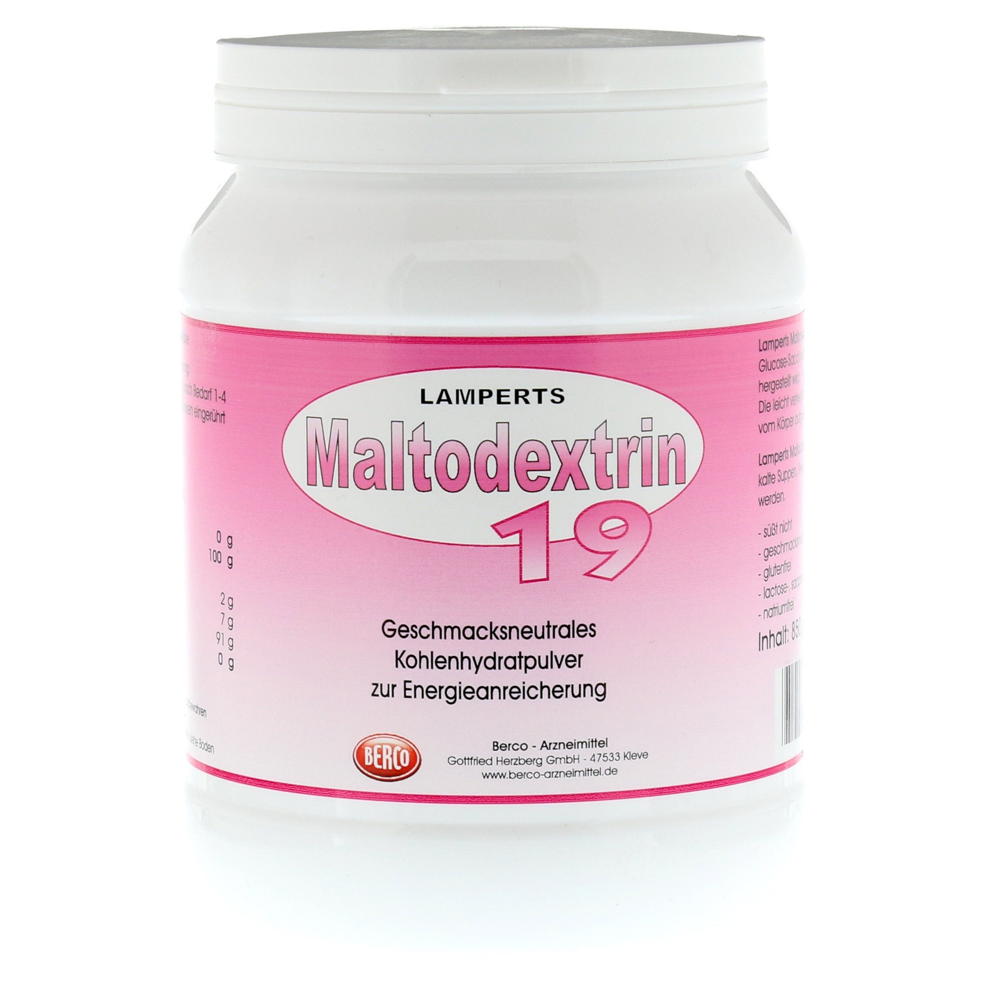 MALTODEXTRIN 19 Lamperts Pulver online kaufen | medpex