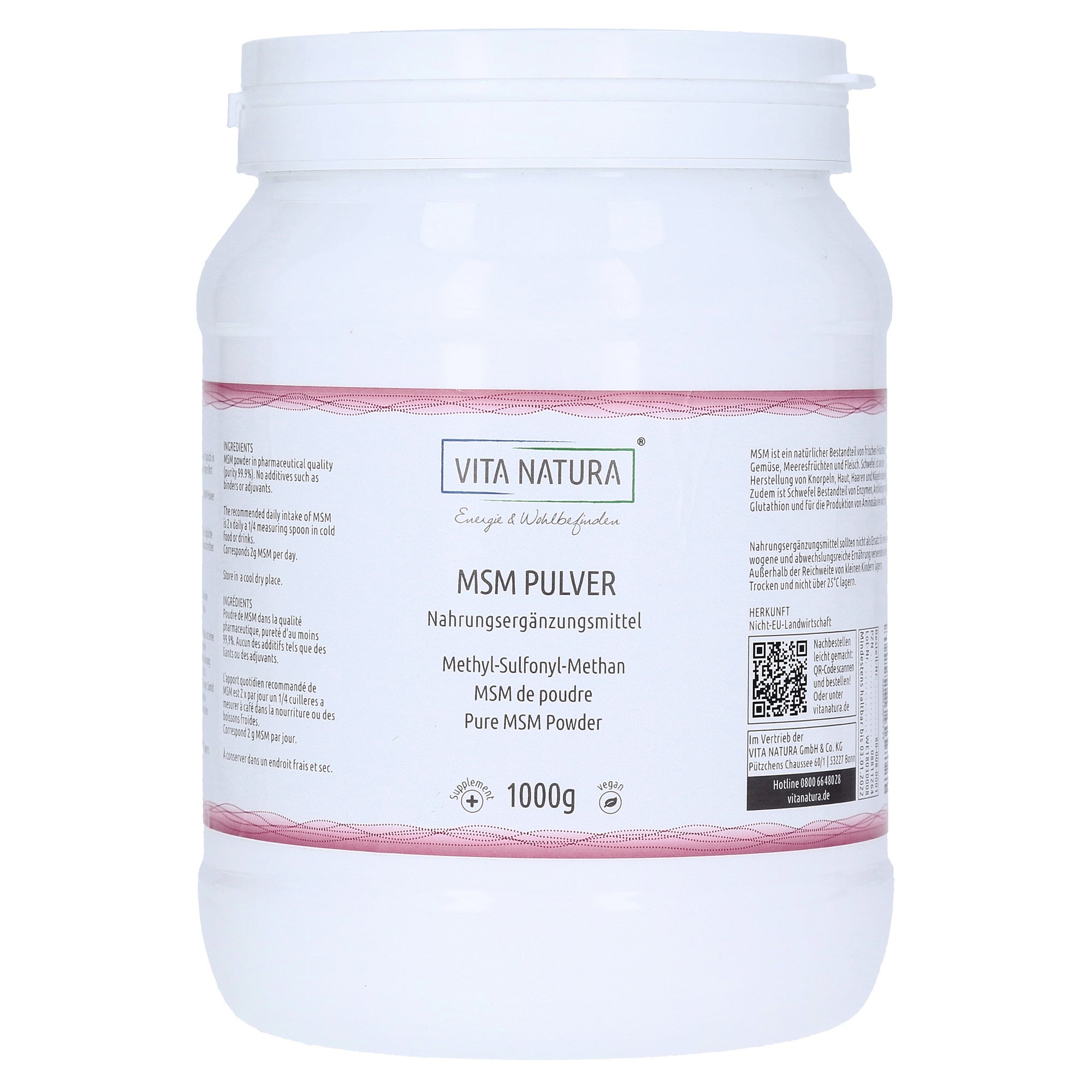 MSM Pulver Methylsulfonylmethan Pulver kaufen | medpex