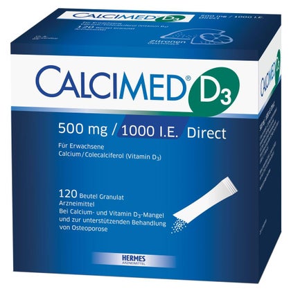 Calcimed D3 500 mg/1000 I.E. Direct Gran 120 St günstig kaufen | medpex