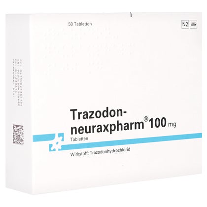 Trazodon-neuraxpharm 100 mg Tabletten 50 St kaufen mit E-Rezept | medpex