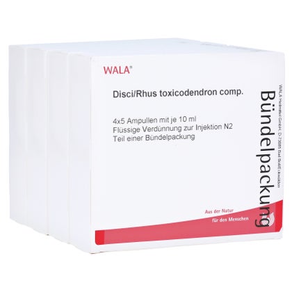 Erfahrungen zu Disci/rhus Toxicodendron Comp.ampullen 20X10 ml | medpex