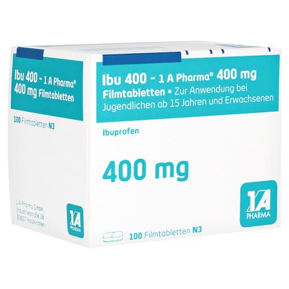 IBU 400-1a Pharma Filmtabletten 100 St kaufen mit E-Rezept | medpex