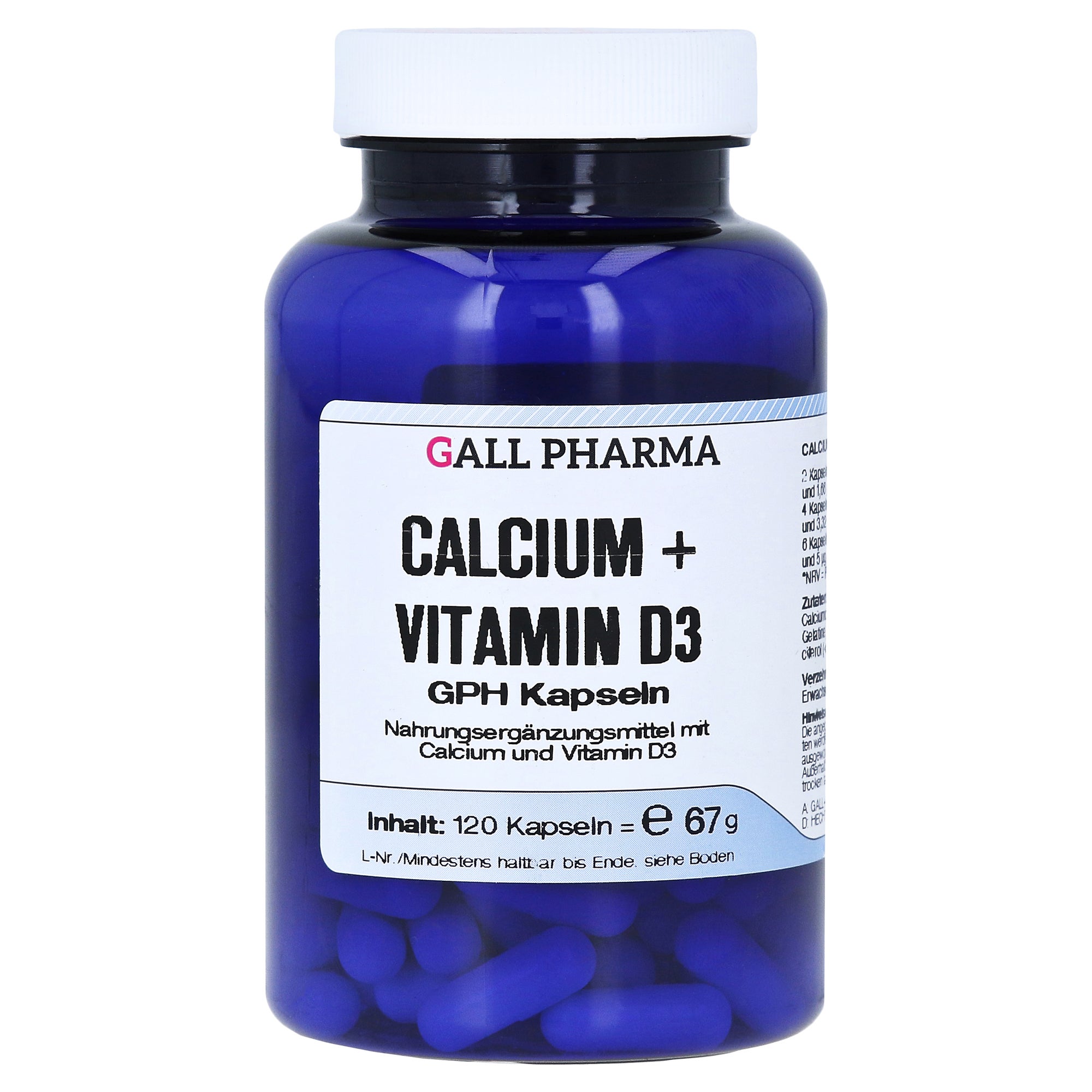 Erfahrungen zu CALCIUM+VITAMIN D3 GPH Kapseln | medpex
