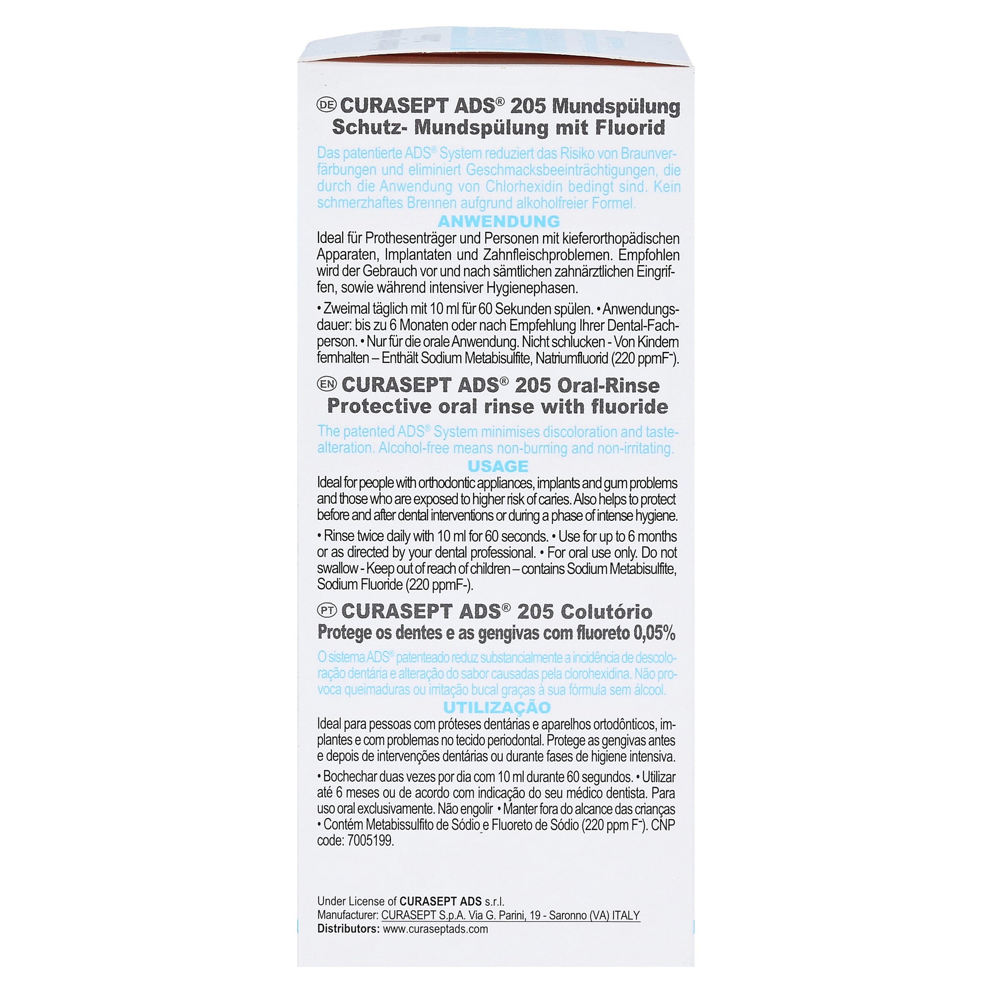 CURASEPT 0,05% Chlorhexidin ADS 205 Mundspülung | medpex