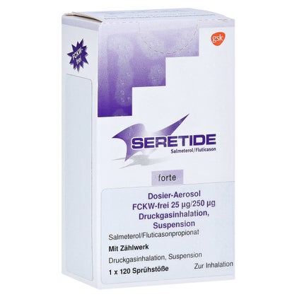SERETIDE forte 25 µg/250 µg 120 HUB Dosieraerosol 1 St kaufen mit E ...