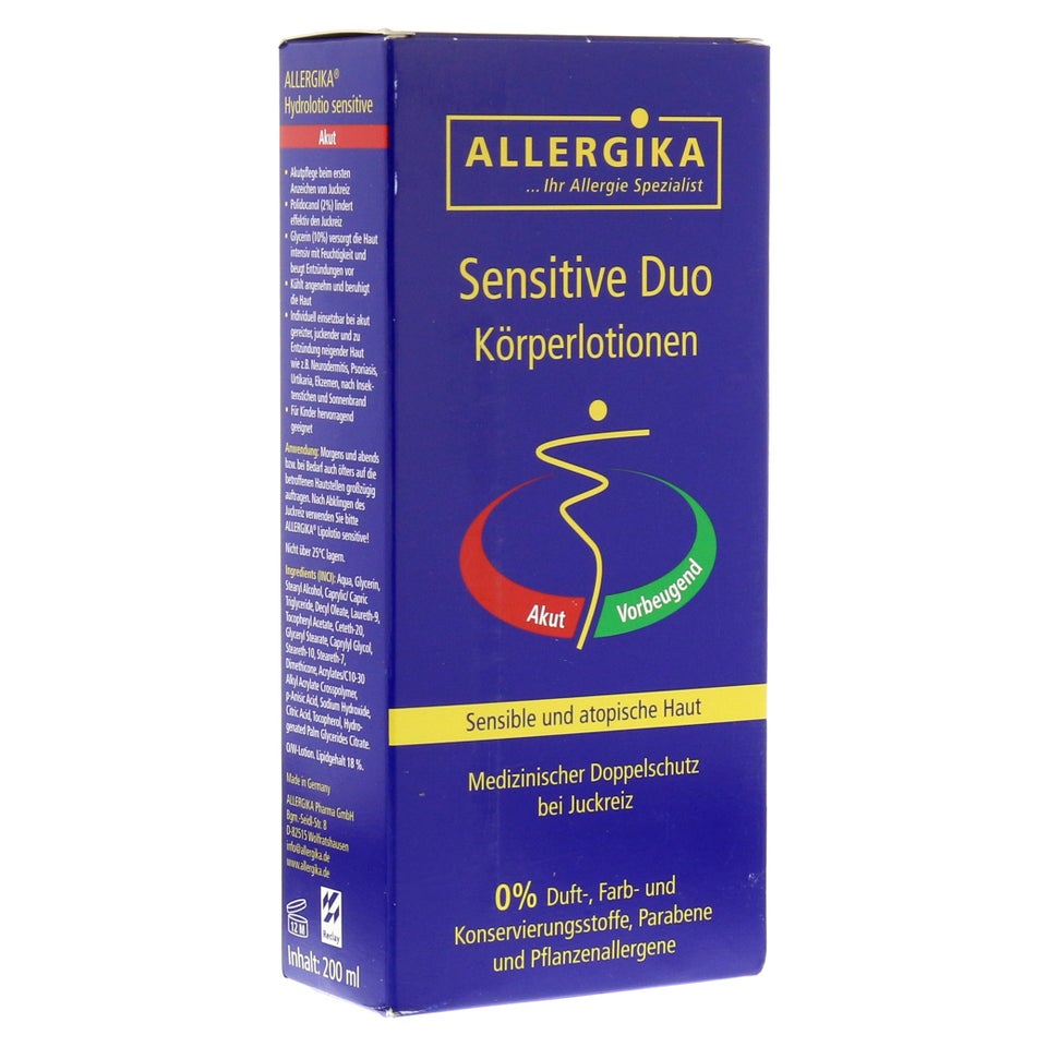 Erfahrungen zu ALLERGIKA sensitive Duo Körperlotionen | medpex