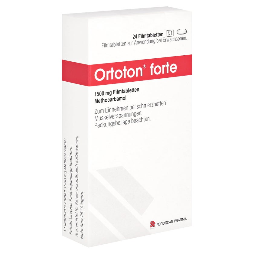 Ortoton Forte 1500 mg Filmtabletten 24 St kaufen mit E-Rezept | medpex