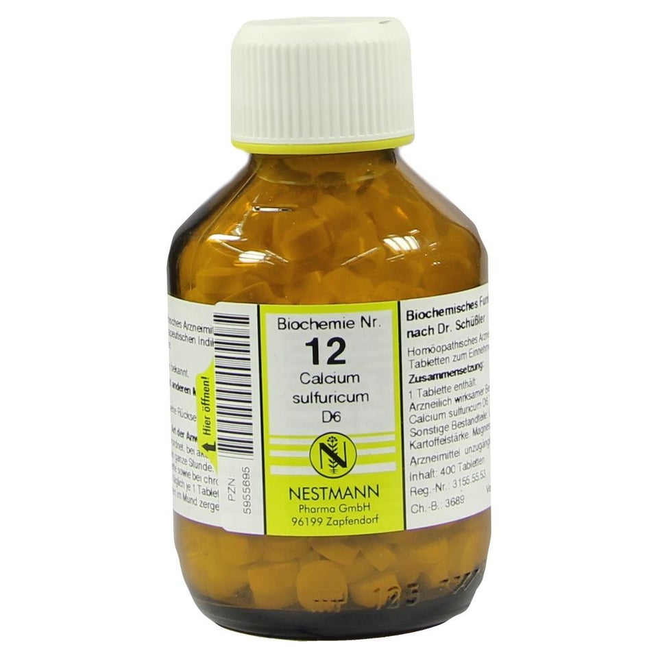 BIOCHEMIE 12 Calcium sulfuricum D 6 Tabletten | medpex