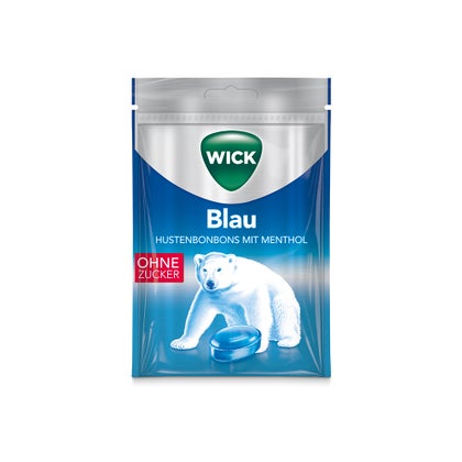 WICK BLAU Menthol Bonbons o.Zucker Beute 72 g günstig kaufen | medpex