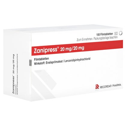 Zanipress 20 Mg/20 mg Filmtabletten 100 St kaufen mit E-Rezept | medpex