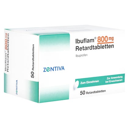 Ibuflam 800 mg Retardtabletten 50 St kaufen mit E-Rezept | medpex