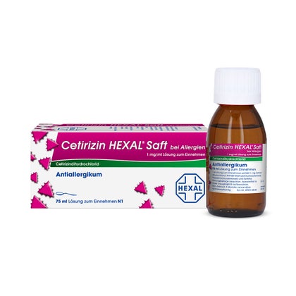 Erfahrungen zu Cetirizin HEXAL Saft 75 ml | medpex