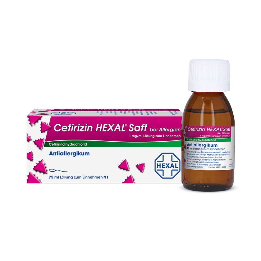 Erfahrungen zu Cetirizin HEXAL Saft 75 ml | medpex