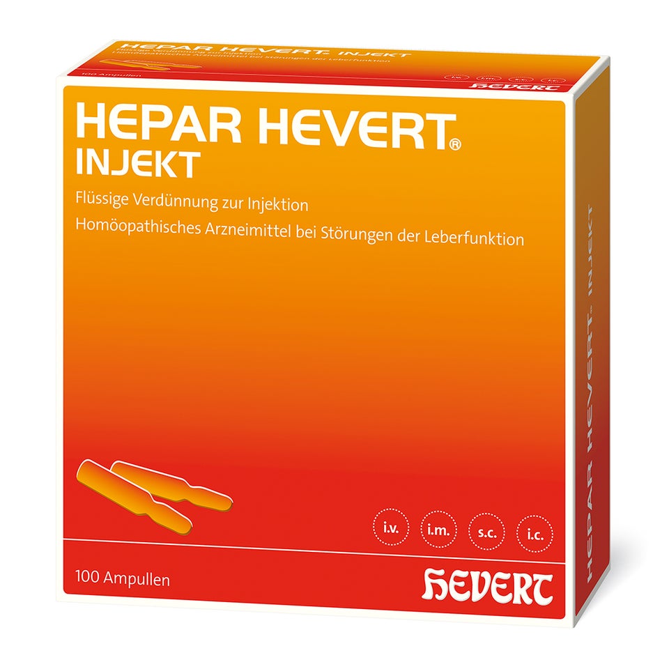 Hepar Hevert Injekt Ampullen 100X2 ml günstig kaufen | medpex