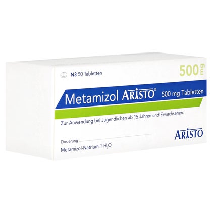 Metamizol Aristo 500 mg Tabletten 50 St kaufen mit E-Rezept | medpex