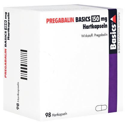 Pregabalin Basics 150 mg Hartkapseln 98 St kaufen mit E-Rezept | medpex