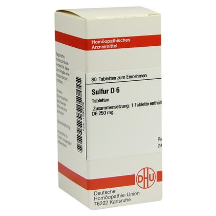 Sulfur D 6 Tabletten 80 St günstig kaufen | medpex