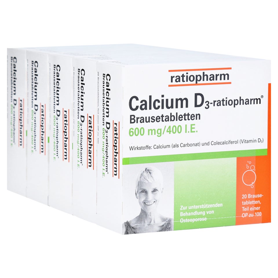 Erfahrungen zu Calcium D3 ratiopharm Brausetabletten 100 St | medpex