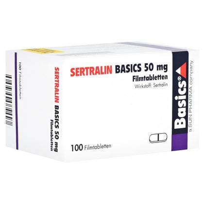 Sertralin Basics 50 mg Filmtabletten 100 St kaufen mit E-Rezept | medpex
