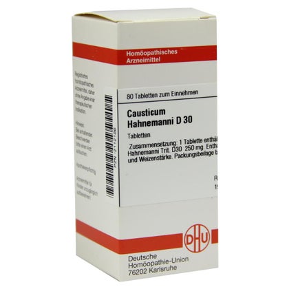 Causticum Hahnemanni D 30 Tabletten 80 St günstig kaufen | medpex