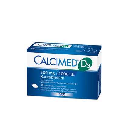 Calcimed D3 500 mg/1000 I.E. Kautablette 48 St günstig kaufen | medpex
