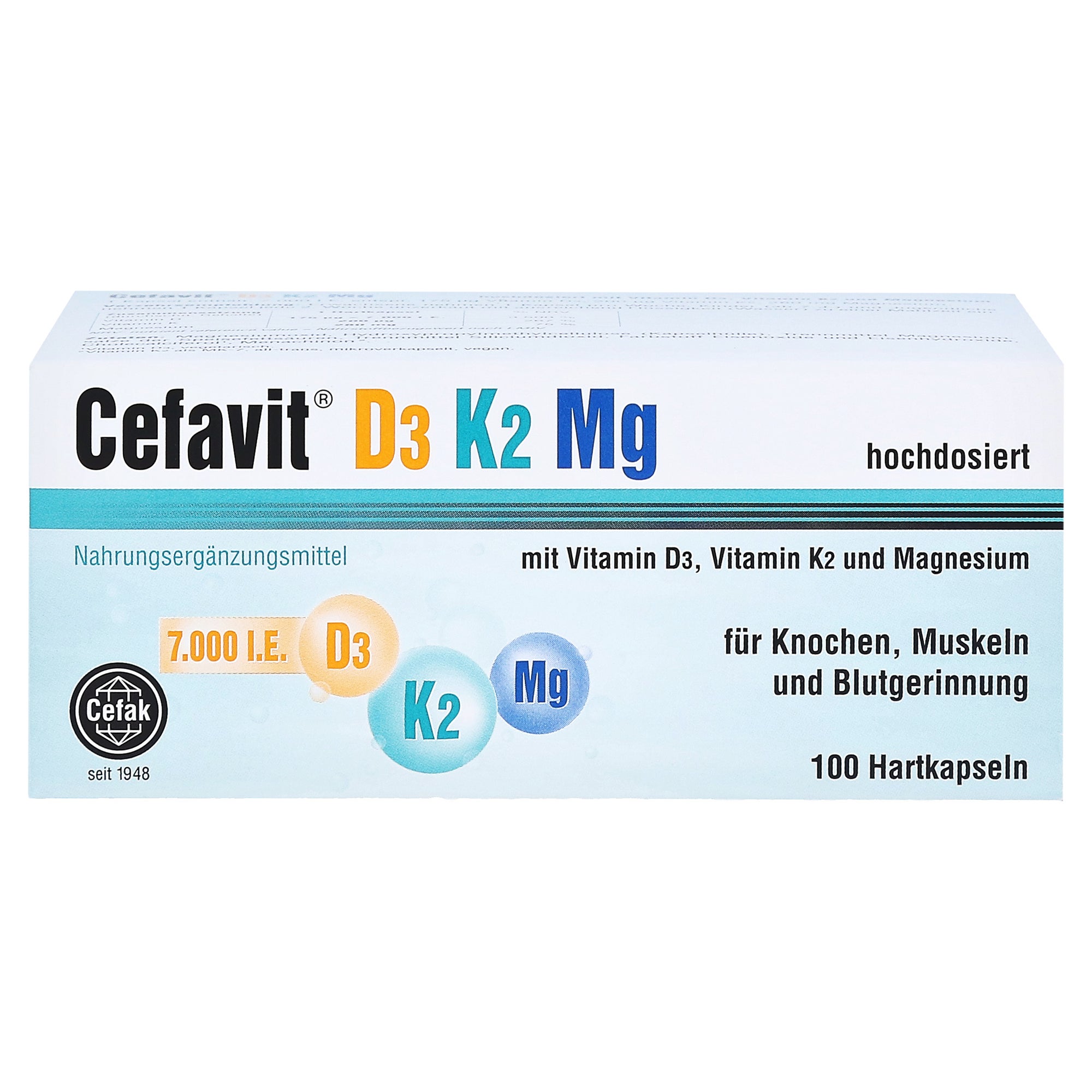 CEFAVIT D3 K2 Mg 7.000 I.E. Hartkapseln kaufen | medpex