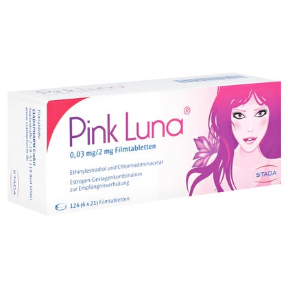PINK LUNA 0,03 mg/2 mg Filmtabletten 6X21 St kaufen mit E-Rezept | medpex