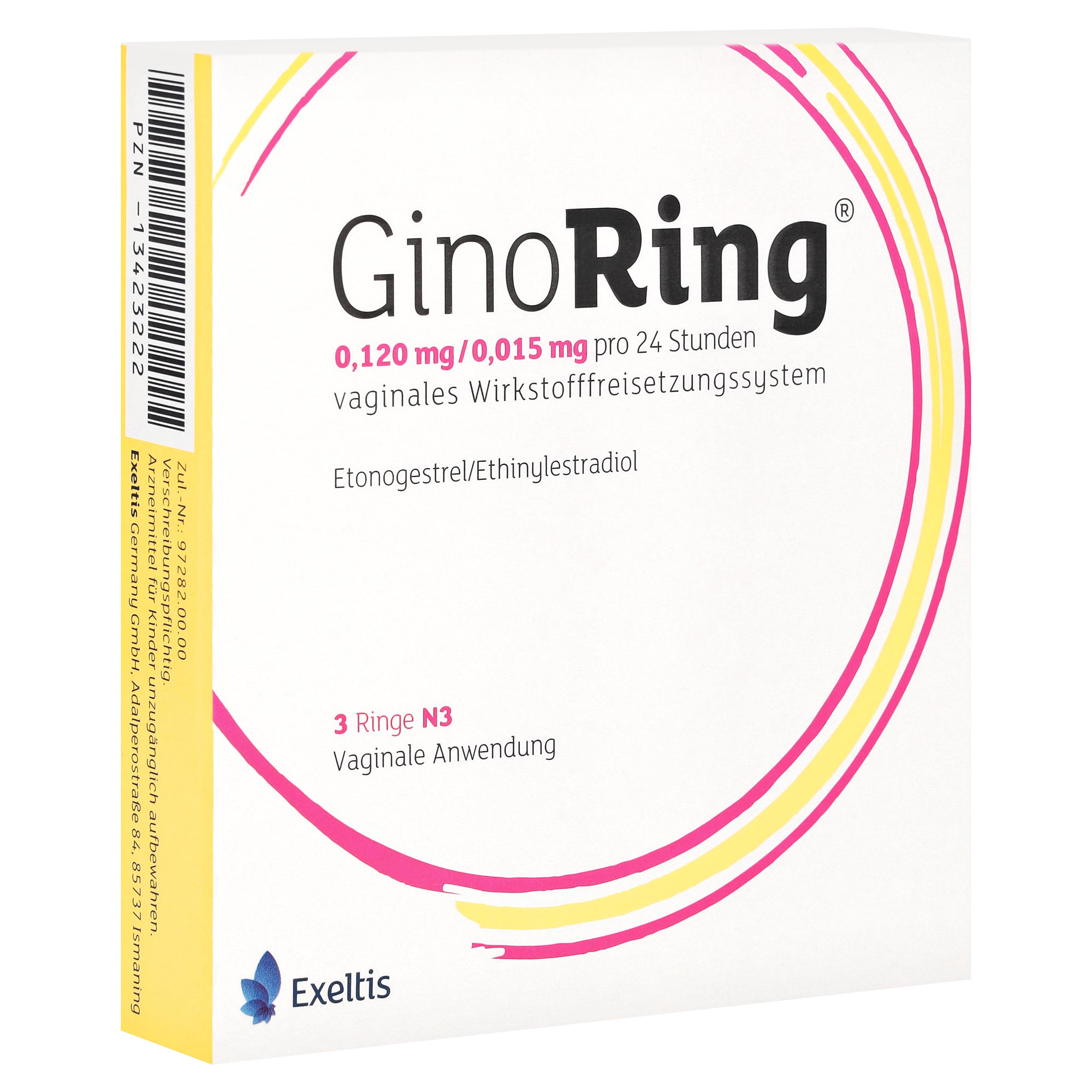 GinoRing 0,120mg/0,015mg pro 24 Stunden kaufen | medpex