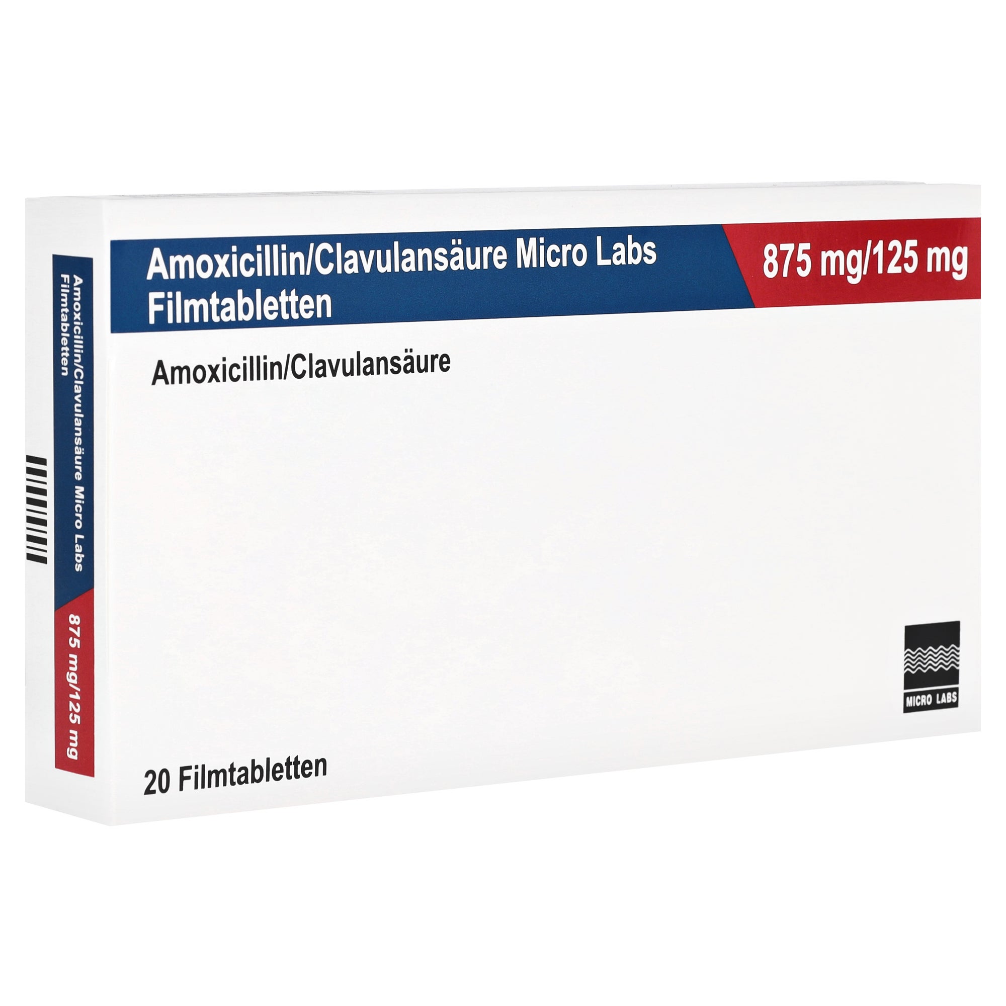 Amoxicillin/Clavulansäure Micro Labs 875mg/125mg | medpex