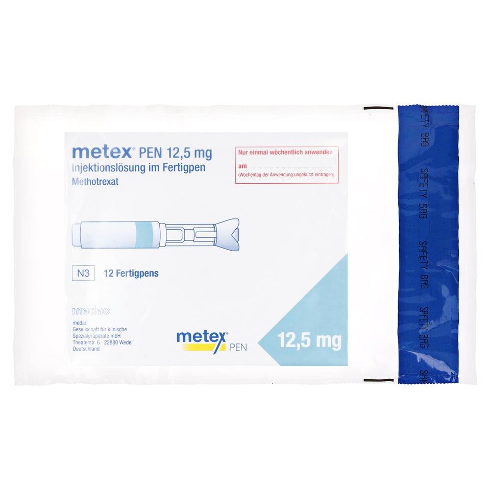 METEX PEN 12,5 mg (50mg/ml) Inj.-Lsg.i.e.Fertigpen 12 St kaufen mit E ...