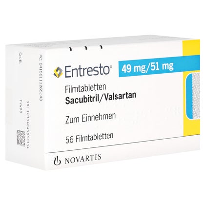 Entresto 49 Mg/51 mg Filmtabletten 56 St kaufen mit E-Rezept | medpex