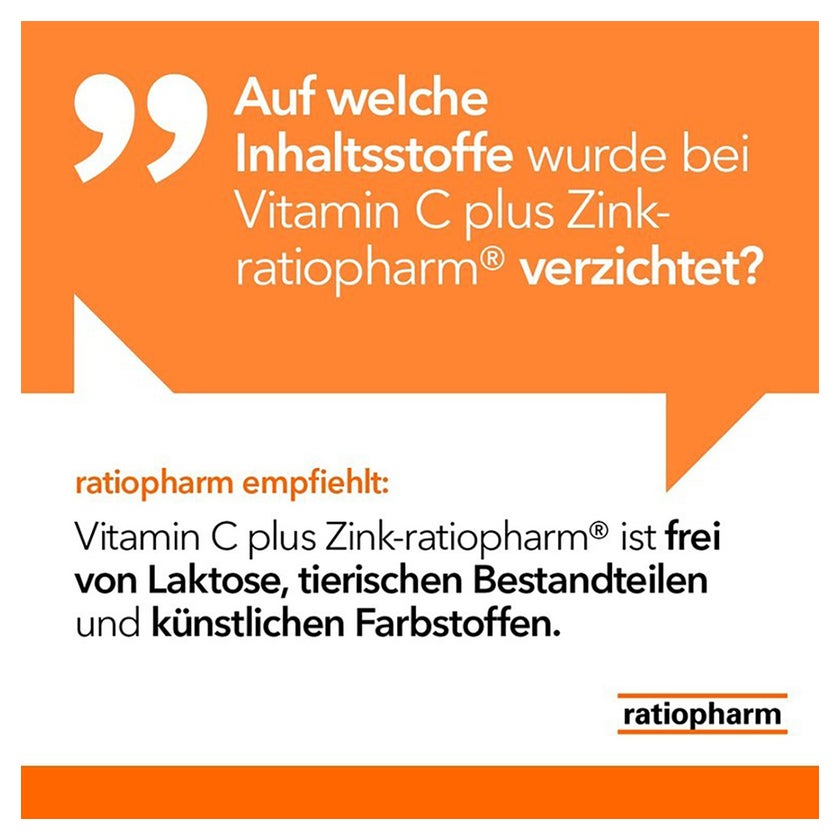 Vitamin C plus Zink-ratiopharm 40 St günstig kaufen | medpex