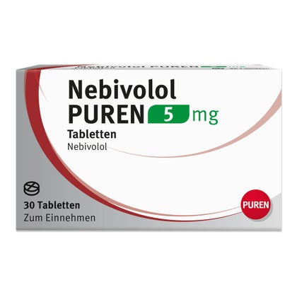 Nebivolol Puren 5 mg Tabletten 30 St kaufen mit E-Rezept | medpex