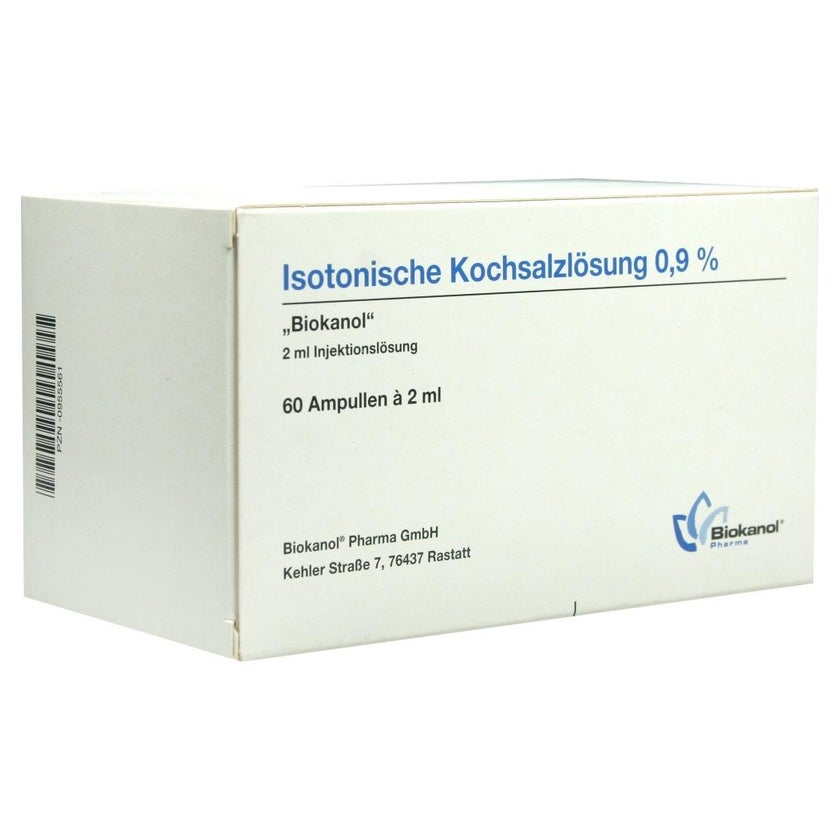 Isotonische Kochsalzlösung 0,9% Biokanol 60X2 ml günstig kaufen | medpex