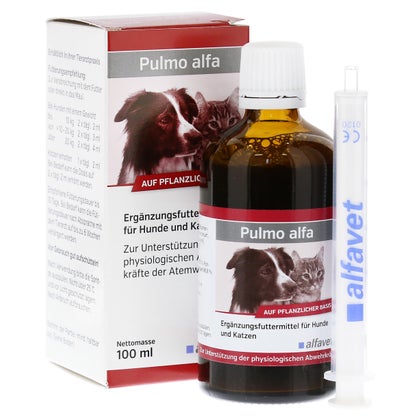 Pulmo ALFA Ergänzungsfutterm.flüss.f.hun 100 ml günstig kaufen | medpex