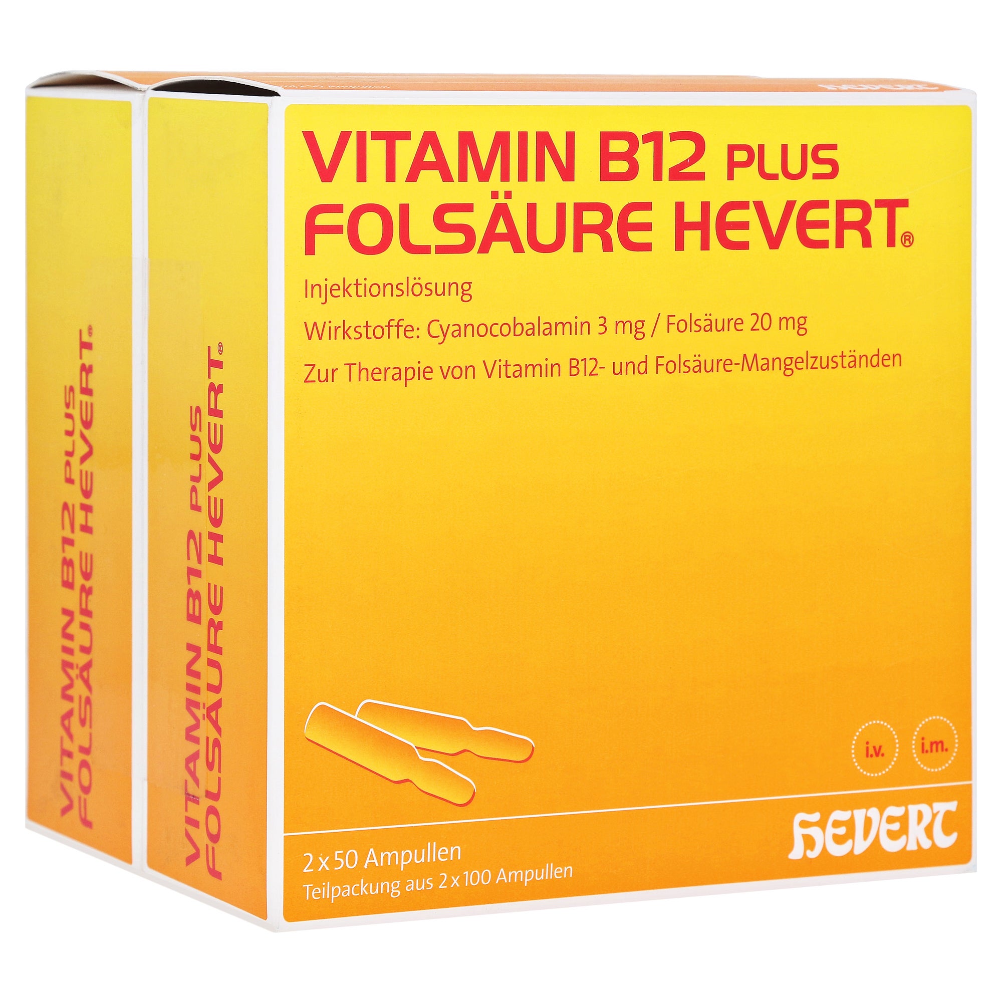 Vitamin B12 Folsäure Hevert Amp.-Paare kaufen | medpex