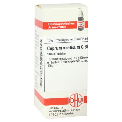 Erfahrungen zu Cuprum Aceticum C 30 Globuli 10 g | medpex